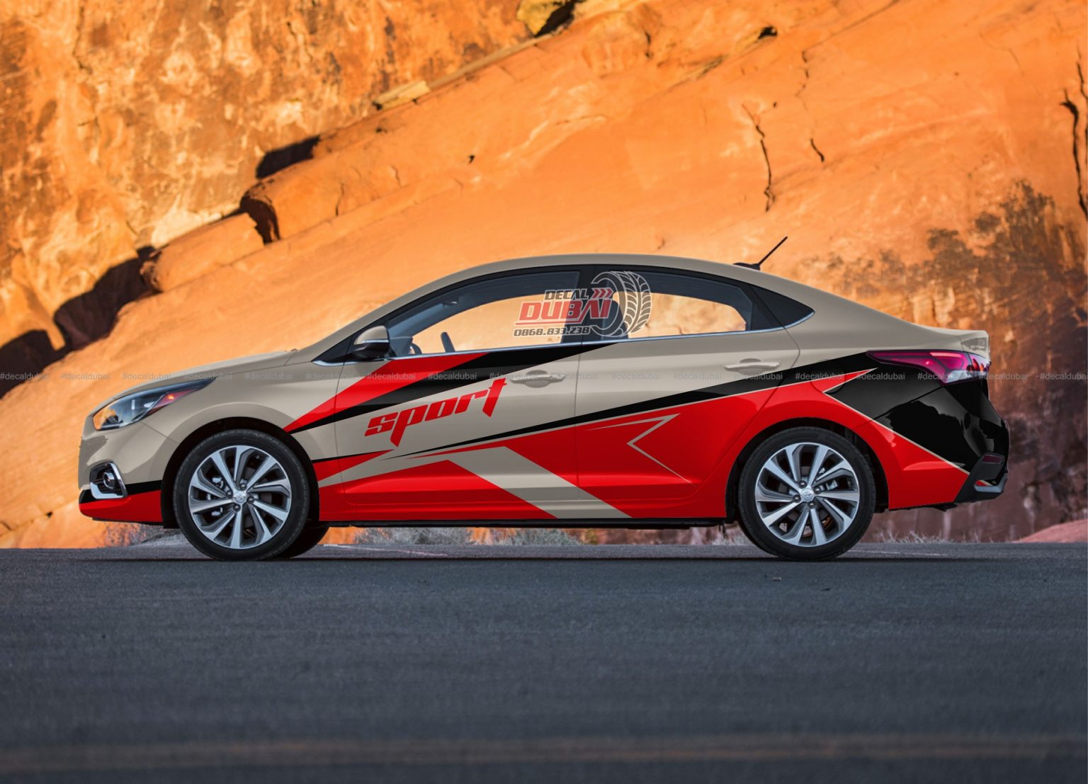 Khám Phá Top Tem Xe Accent Thiết Kế Đẹp Chất Lượng - Dubaiwrap