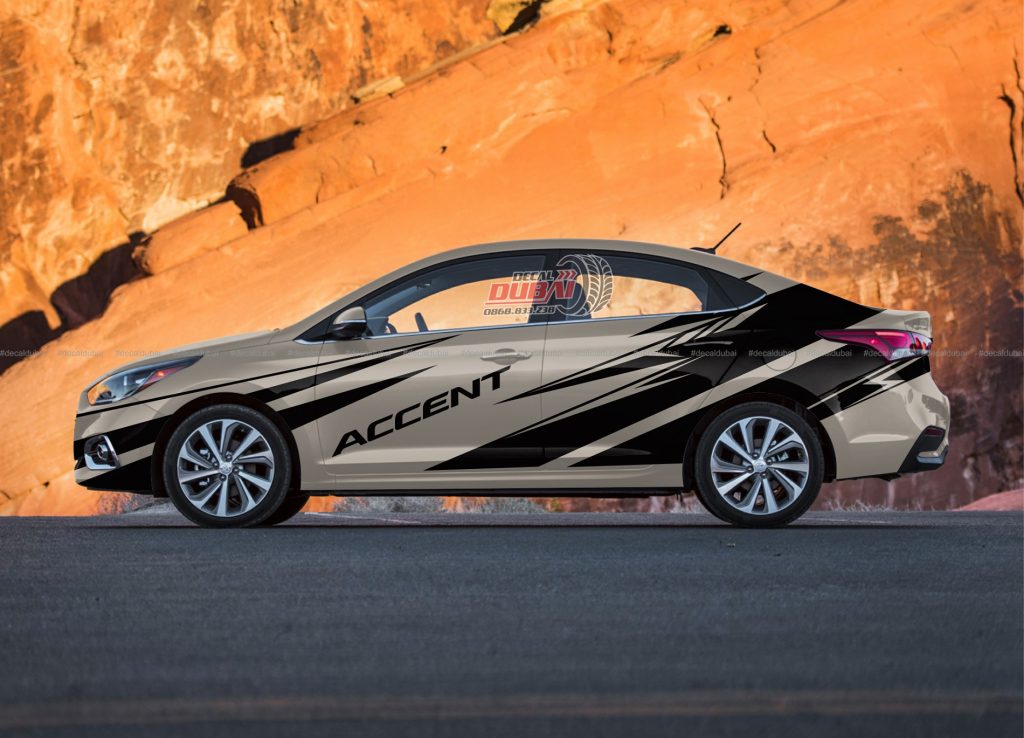 Khám Phá Top Tem Xe Accent Thiết Kế Đẹp Chất Lượng - Dubaiwrap